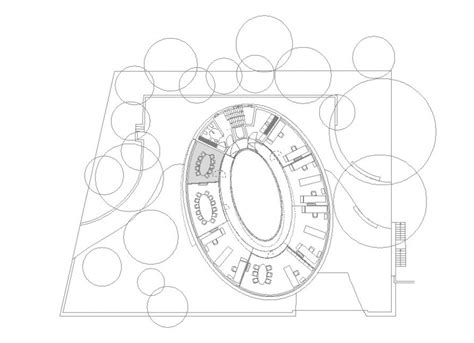 Mini Single Story Office Building Detail 2d View Layout Plan In Autocad Format