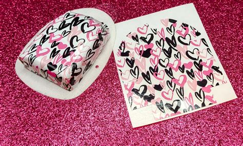 Hand Drawn Hearts Pattern Omnipod Patch 321patched Llc