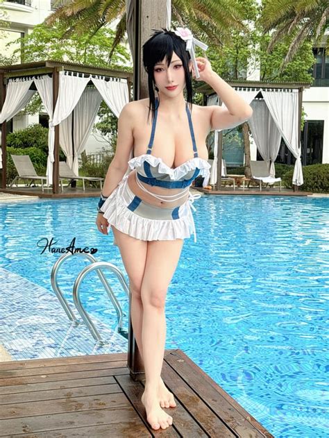 Ff7 Rebirth Tifa Lockheart Swimsuit Cosplay Haneame Uhaneame