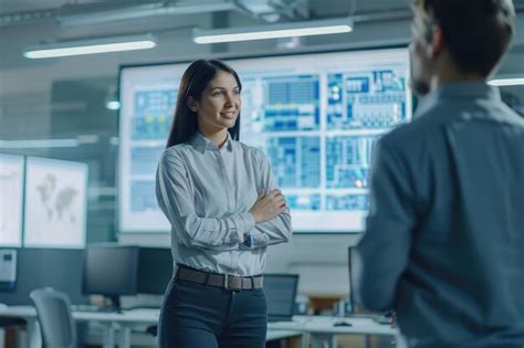 Confident Cad Engineer Discusses Innovative Pcb Layout At Hightech
