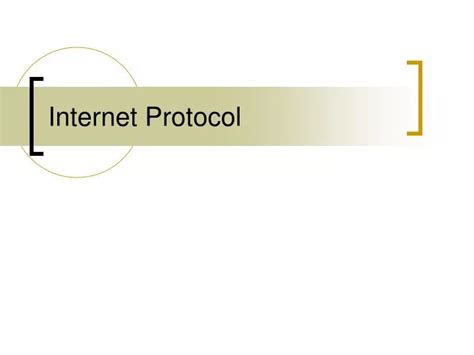 PPT Internet Protocol PowerPoint Presentation Free Download ID 908818
