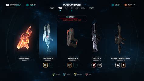Mass Effect Andromeda Interfaces Behance