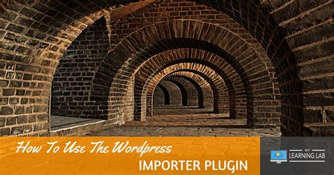 How To Use The WordPress Importer Plugin