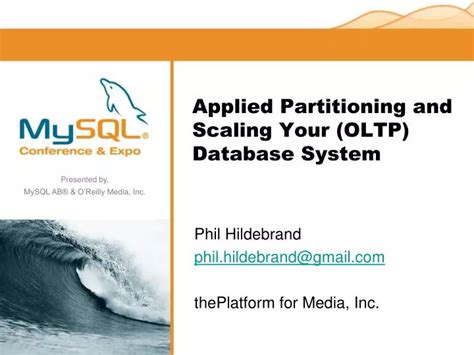 Ppt Applied Partitioning And Scaling Your Oltp Database System Powerpoint Presentation Id
