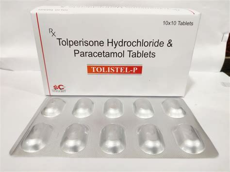 Tolperisone Hydrochloride And Paracetamol Tablet 10 10 Alualu Prescription Rs 129 Box Id