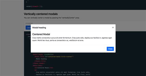 V4 Modals · Issue 3032 · React Bootstrapreact Bootstrap · Github