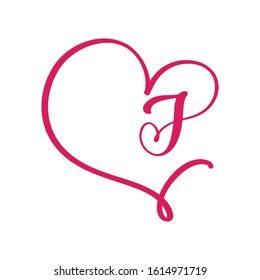 J Heart Letter Photos And Images