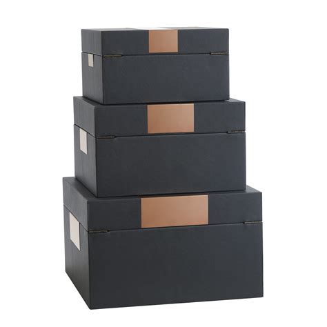 Everly Quinn Norman Wyatt Romelo Set Of 3 Leather Wrapped Accessory