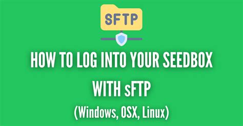 How To Log Into Your Seedbox With SFTP RapidSeedbox