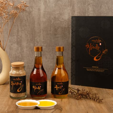 참기름 들기름세트 예천장터