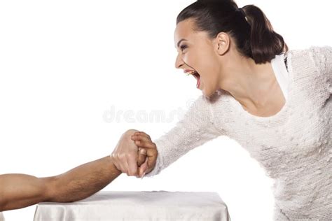Battle Of The Sexes Stock Image Image Of Powerful Anger