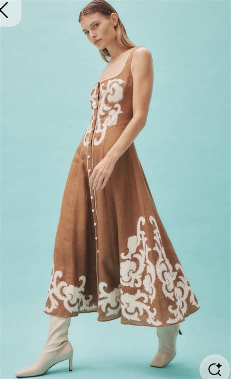 Embroidered Linen Dress Embroidered Maxi Dress Outfit Boho Style