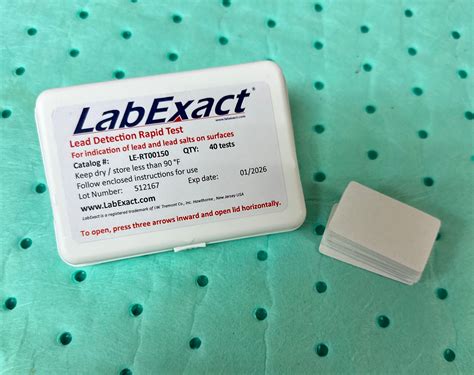 Lead Detection Rapid Test Labexact