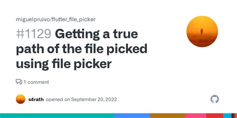 Getting A True Path Of The File Picked Using File Picker · Issue 1129
