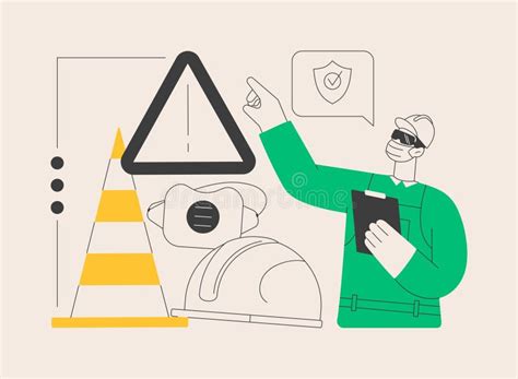 Workplace Safety Abstract Concept Vector Illustration Stock Vector Illustration Of Assessment