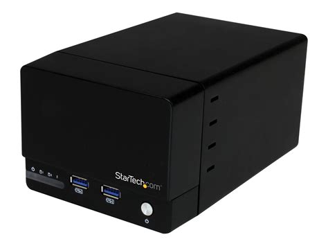 Dual 3 5 Sata Hdd Raid Enclosure W Usb Hub And Uasp Hard