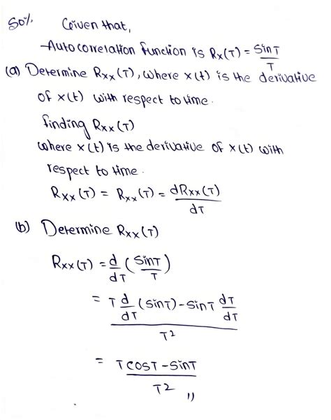 [solved] A Stationary Random Process Has An Autocorrelation Function Of Ry Course Hero