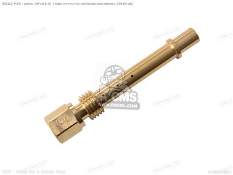43f1434100 Nozzle Main Yamaha Buy The 43f 14341 00 00 At Cmsnl
