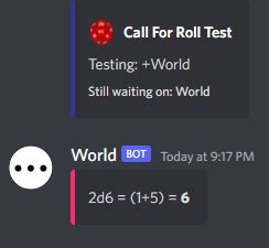 Calls Don T Seem To Respond Correctly To Npc Rolls Issue Ultimatebrent Discord Rod Github
