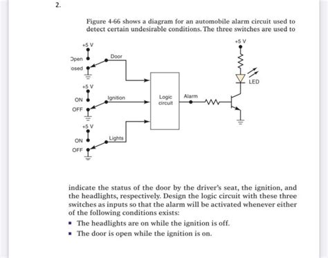 Solved 2 Figure 4 66 Shows A Diagram For An Automobile