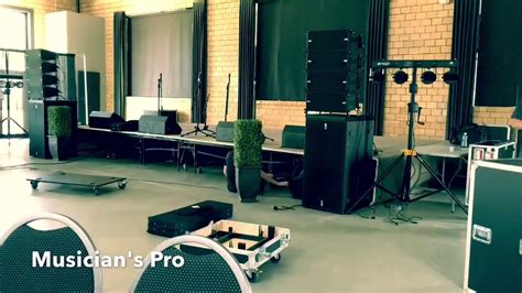 Time Lapse Concert Setup Db Technologies T8 Line Array And S30 Subs