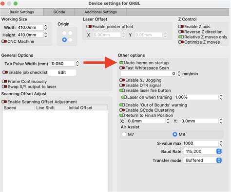 Homing Error Alarm 9 Lightburn Software Questions Lightburn Software Forum
