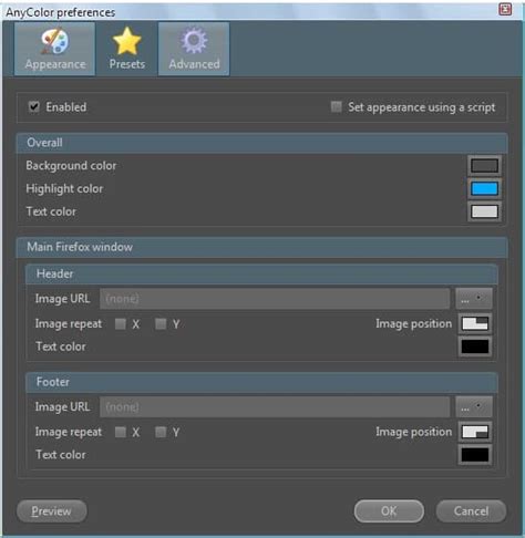 Firefox Web Browser Customization With Anycolor Ghacks Tech News