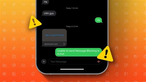 Fix Unable To Send Message Blocking Is Active On Iphone Techrushi