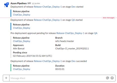 Azure Pipelines Con Slack Azure Pipelines Microsoft Learn