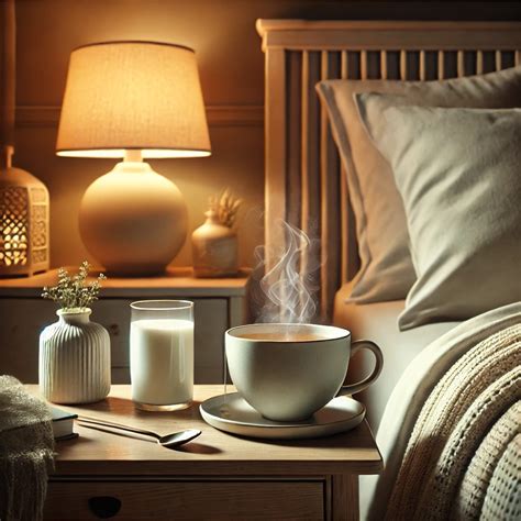 자기 전 뜨거운 음료는 숙면에 어떻게 도움을 줄까요 ☕ 따뜻한 우유나 카모마일 차 한 잔은 몸을 이완시키고 마음을 편안하게 해줍니다 카페인이 없는 차를 선택하면 더 깊고