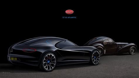 Concept Bugatti Atlantique Addcean Model Car 124 Bugatti