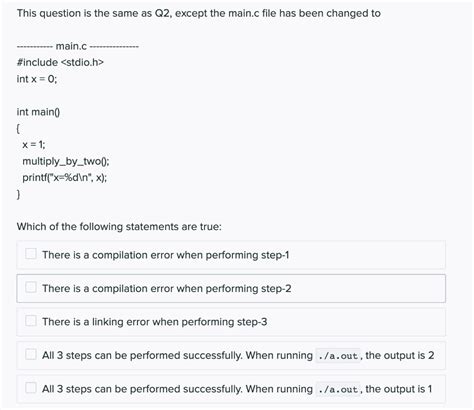 Solved There Are Two Source Files Fooc Int X 0 Void