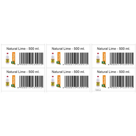 Product Barcode Label For All Pos System Worldwide