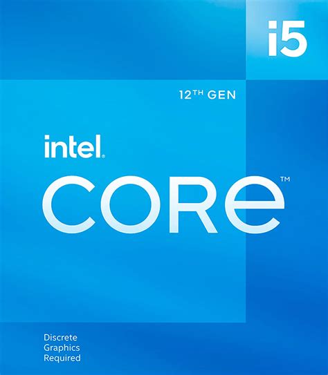 Intel Core I5 12400F 12th Generation 6 Core 12 Thread 2 5 To 4 4 GHz LGA1700 Desktop Processor