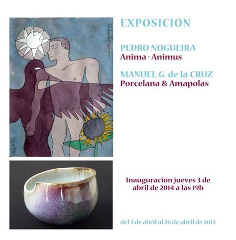 Exposición obra gáfica de Pedro Nogueria y cerámicas y acuarelas de Manuel G de la Cruz Xàbia