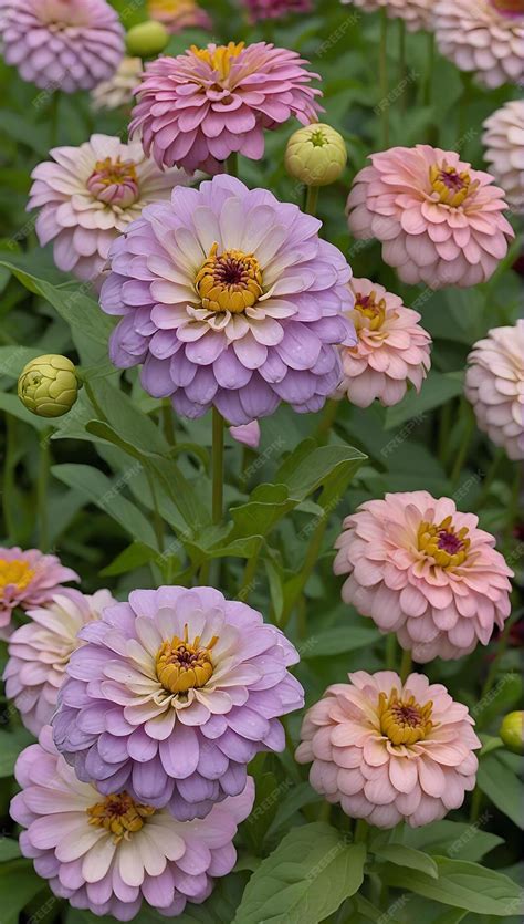 Premium Photo Zinnia Elegans Aposluminosaapos A Pastel Lavender
