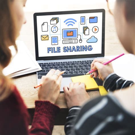 File Sharing Technology Data Transfer Concept Stock Image Image Of Internet Connection 77963531