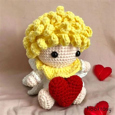 Adorable Doll Crochet Pattern Cupid With Angel Wings Angle Crochet