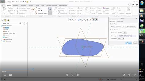 Creo Parametric Fill Trim Projected Curve Extend Grabcad Tutorials