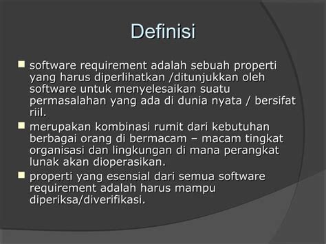 Software Requirements Ppt