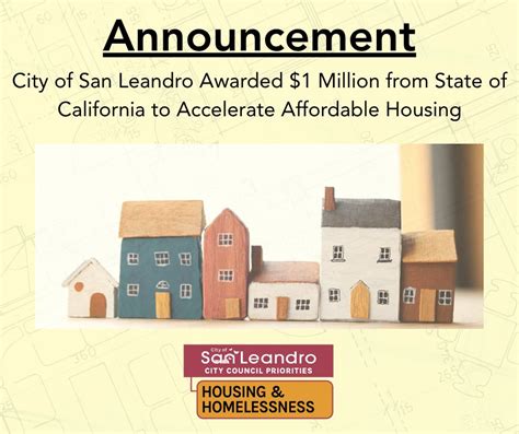 The City Of San Leandro Has Been Awarded 1 Million In State Funding
