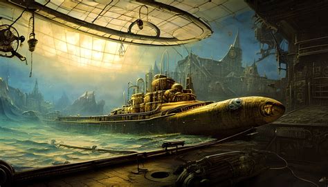 Nautilus 01 The Launching By Ai Postcards On Deviantart