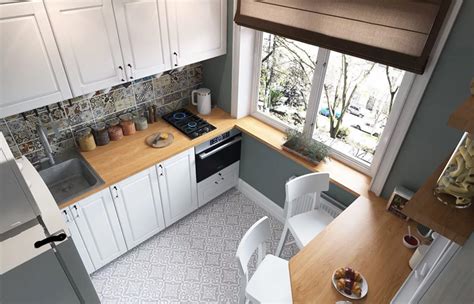 Дизайн кухни в хрущевке 10 советов