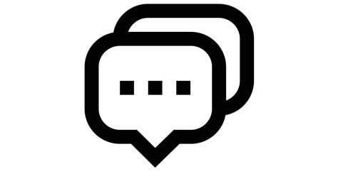 Chats Dots Free Vector Icon Iconbolt