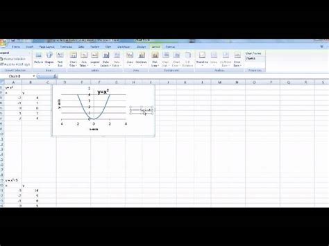 how to create a quadratic equation graph in excel diy projects