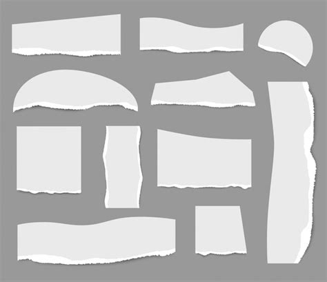 찢어진 종이 프리미엄 벡터