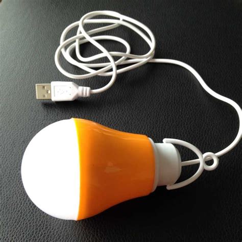 W LED Spot Light With USB Rechargeable Wire DC V USB LED And W LED