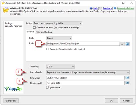 How To Search And Replace Text In Json File With Ssis Json Rest