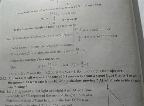 Prove That The Function F Is Surjective Where F N→n Such That F N {2n 1